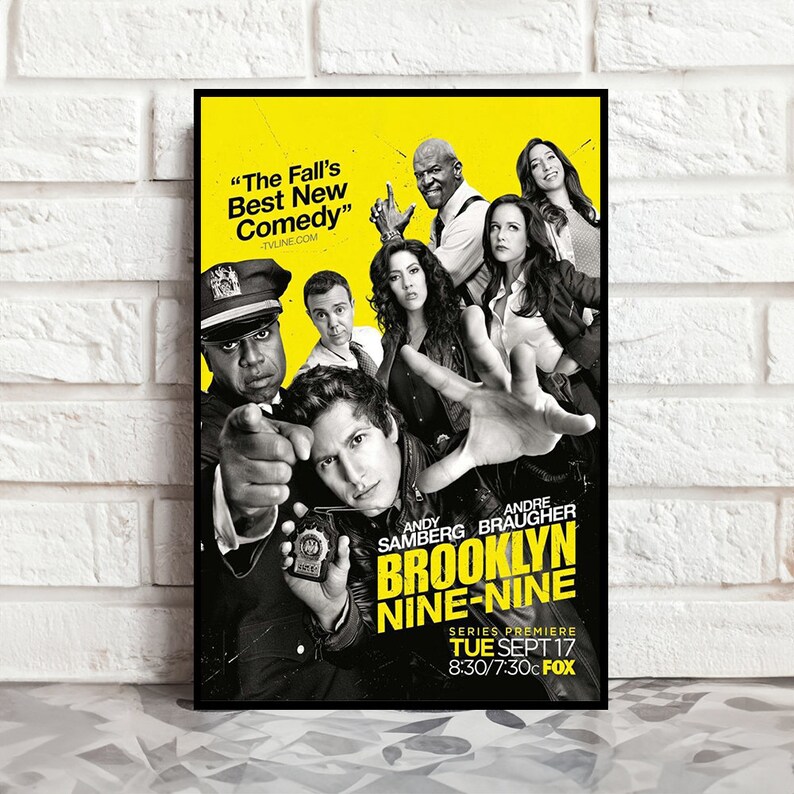 Brooklyn Nine-nine TV Show Poster, Gift Home Decor, A5 A4 A3 A2 A1 ...