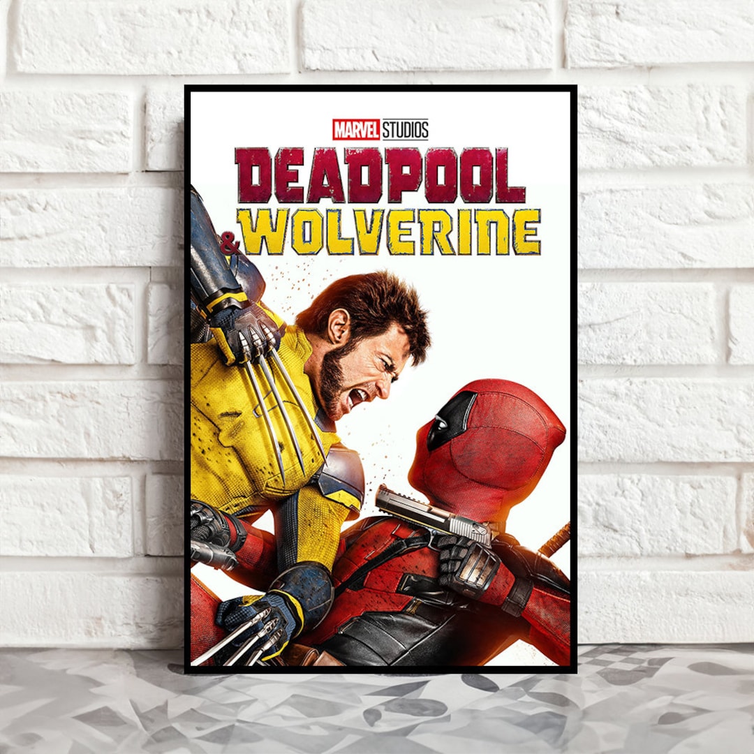 Deadpool & Wolverine 2024 Movie Poster, Movie Wall Art, Poster for Gift ...