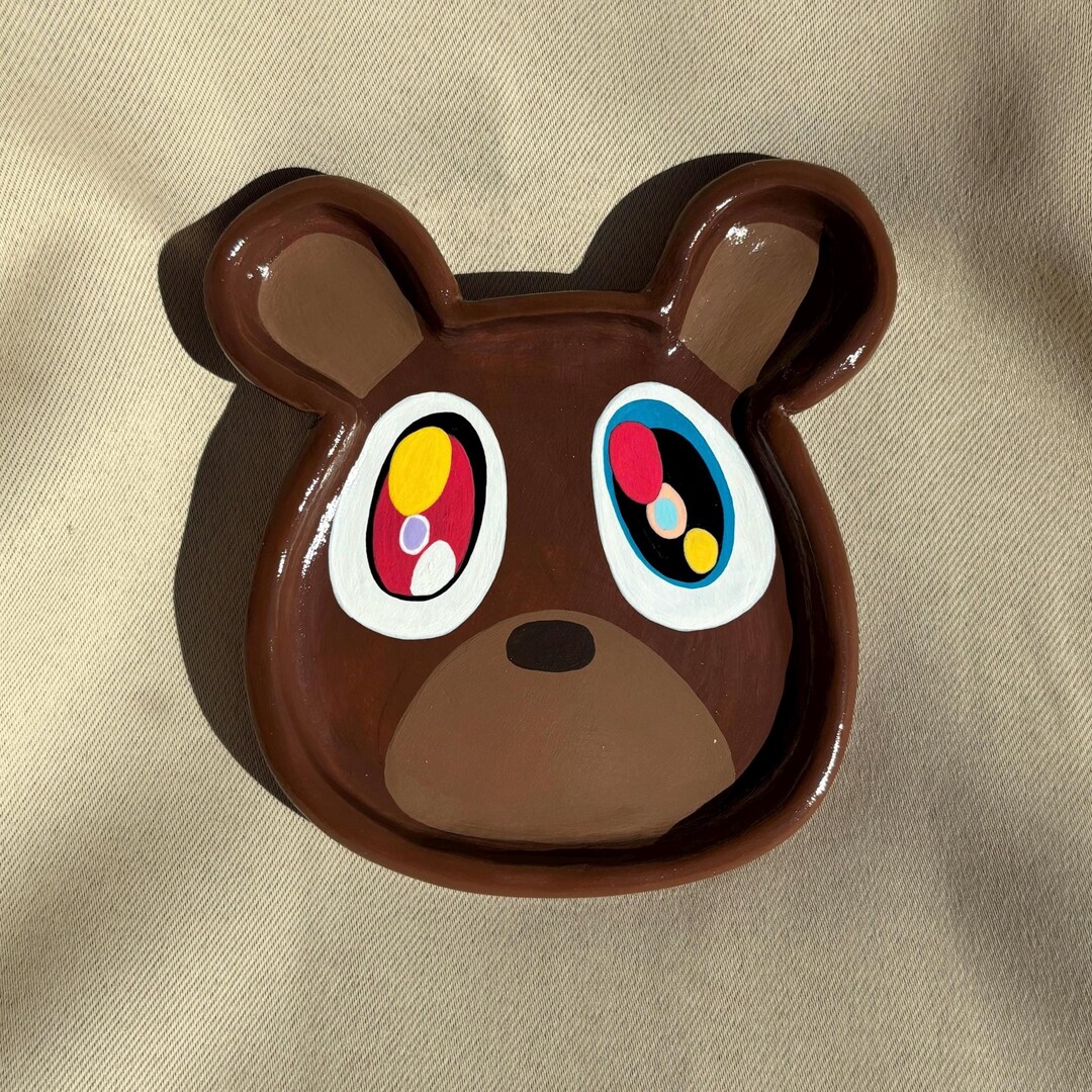 KANYE WEST BEAR Dropout Bear Handmade Jewerly Plate - Etsy