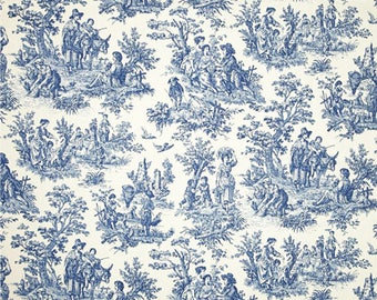 Toile fabric | Etsy