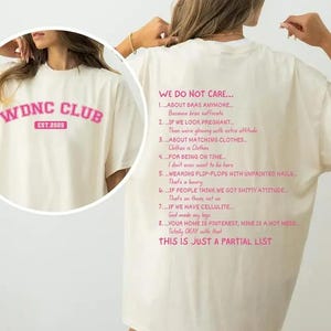 We Do Not Care Club Merchandise - Etsy
