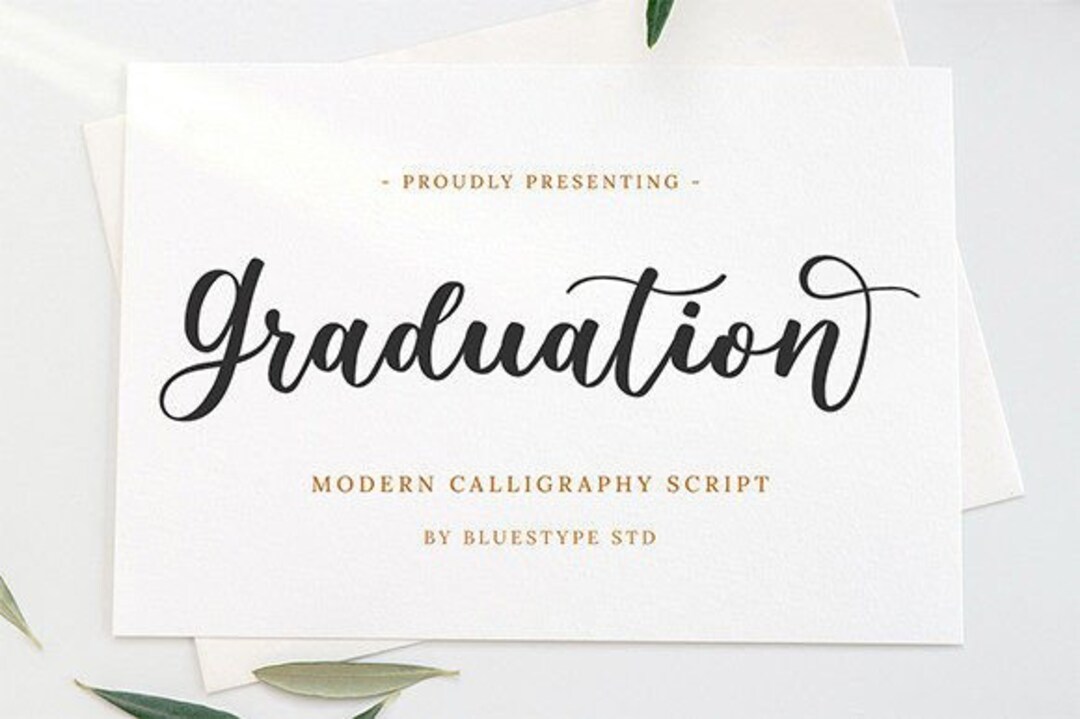 Graduation Font, Handwritten Font, Wedding Font, Modern Font, Display ...