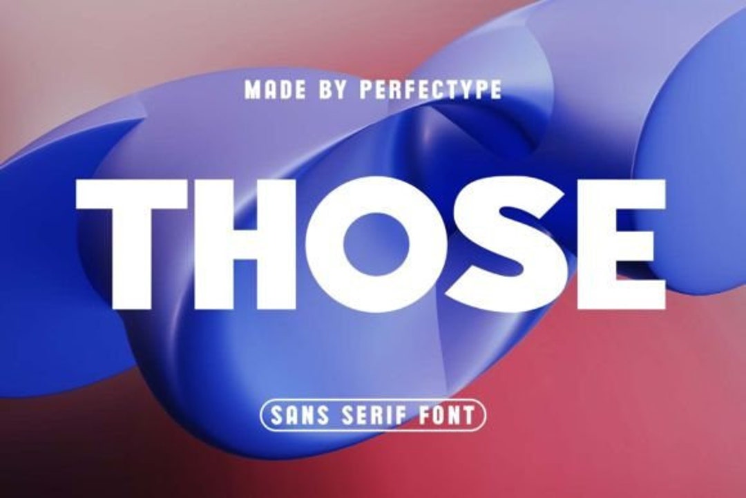 Those Font, Script Font, Handwritten Font, Signature Font, Modern ...
