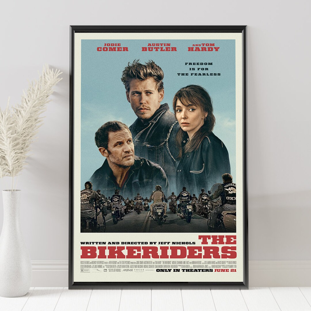 The Bikeriders Movie Poster, Film Fan Collectibles, Canvas Material ...