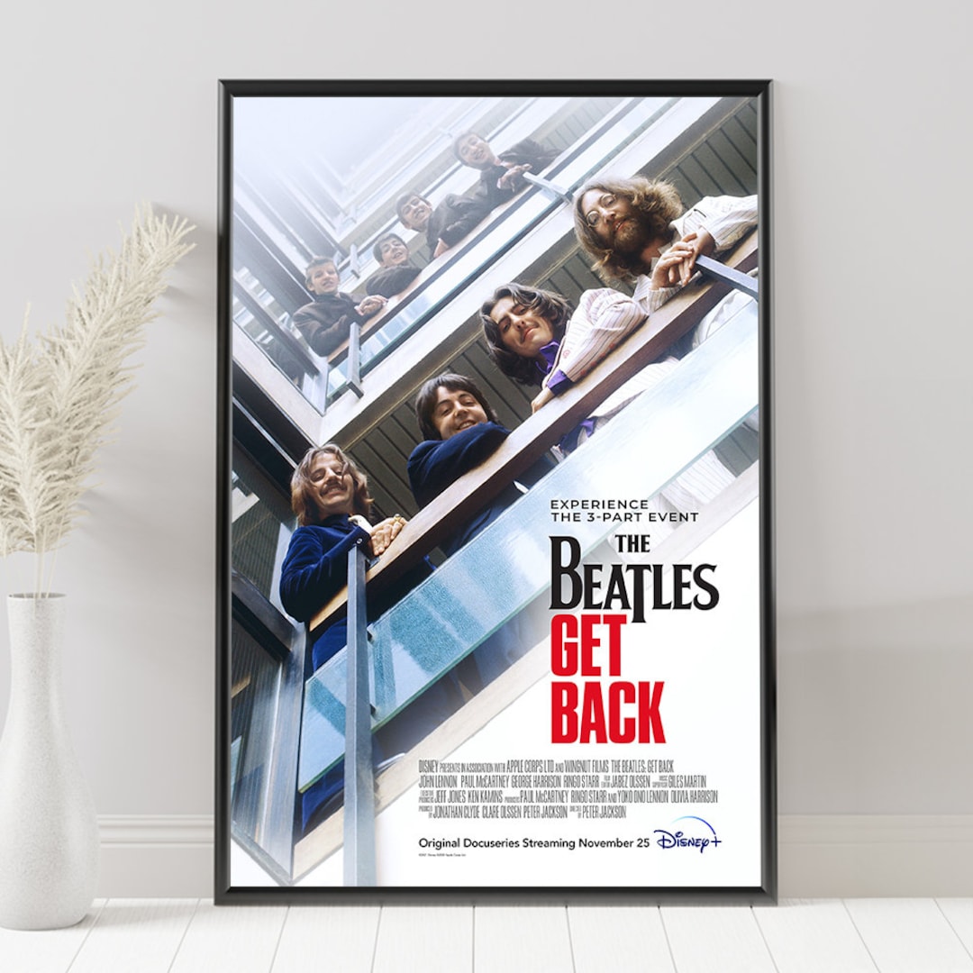 The Beatles Get Back Movie Poster, Canvas Material Poster, High Quality ...