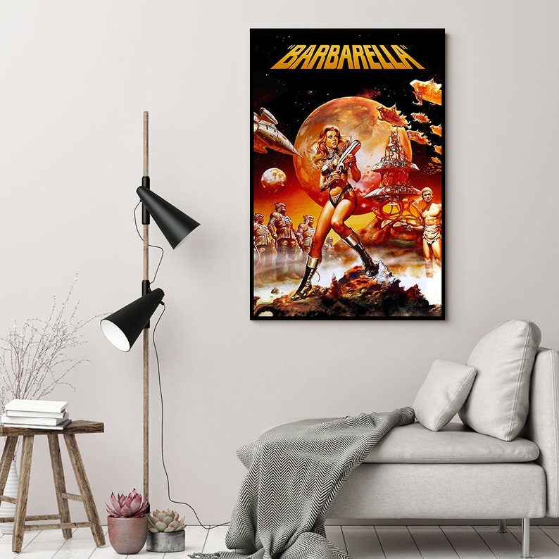 Barbarella Movie Poster, Art Poster, Canvas Material Poster, High ...