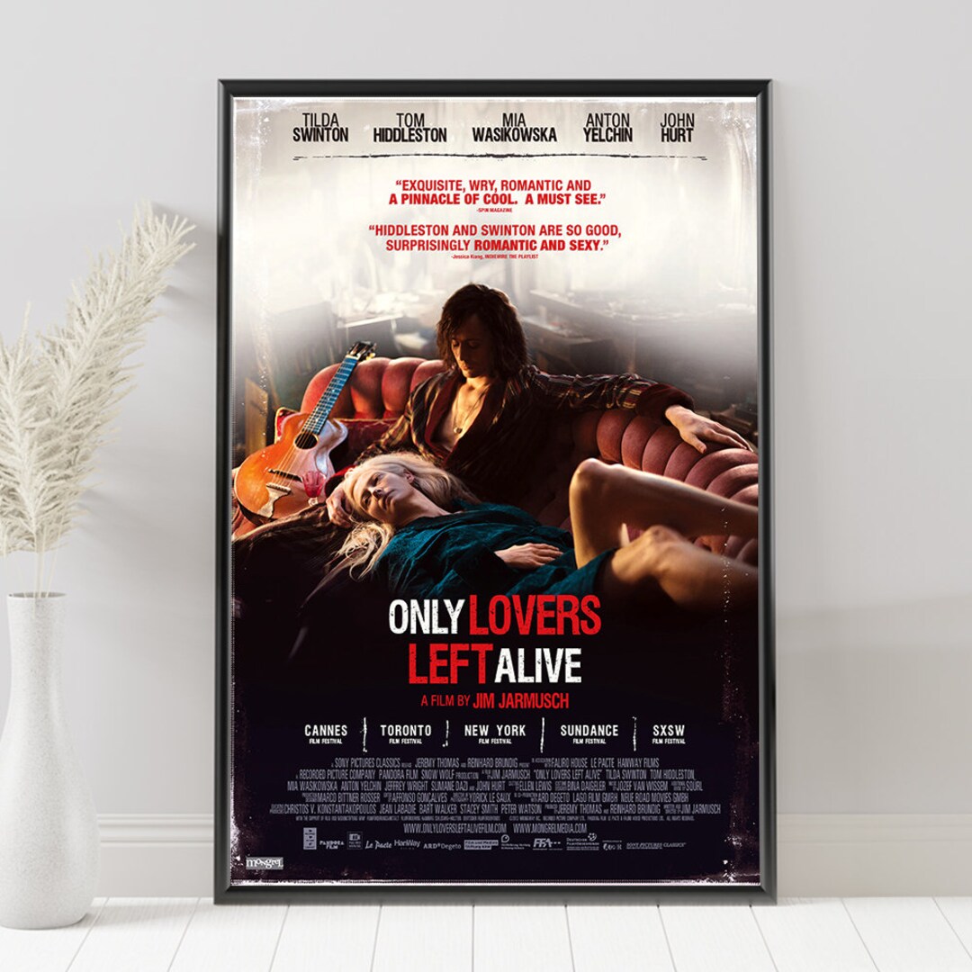 Only Lovers Left Alive Movie Poster, Canvas Poster, High Quality Print ...
