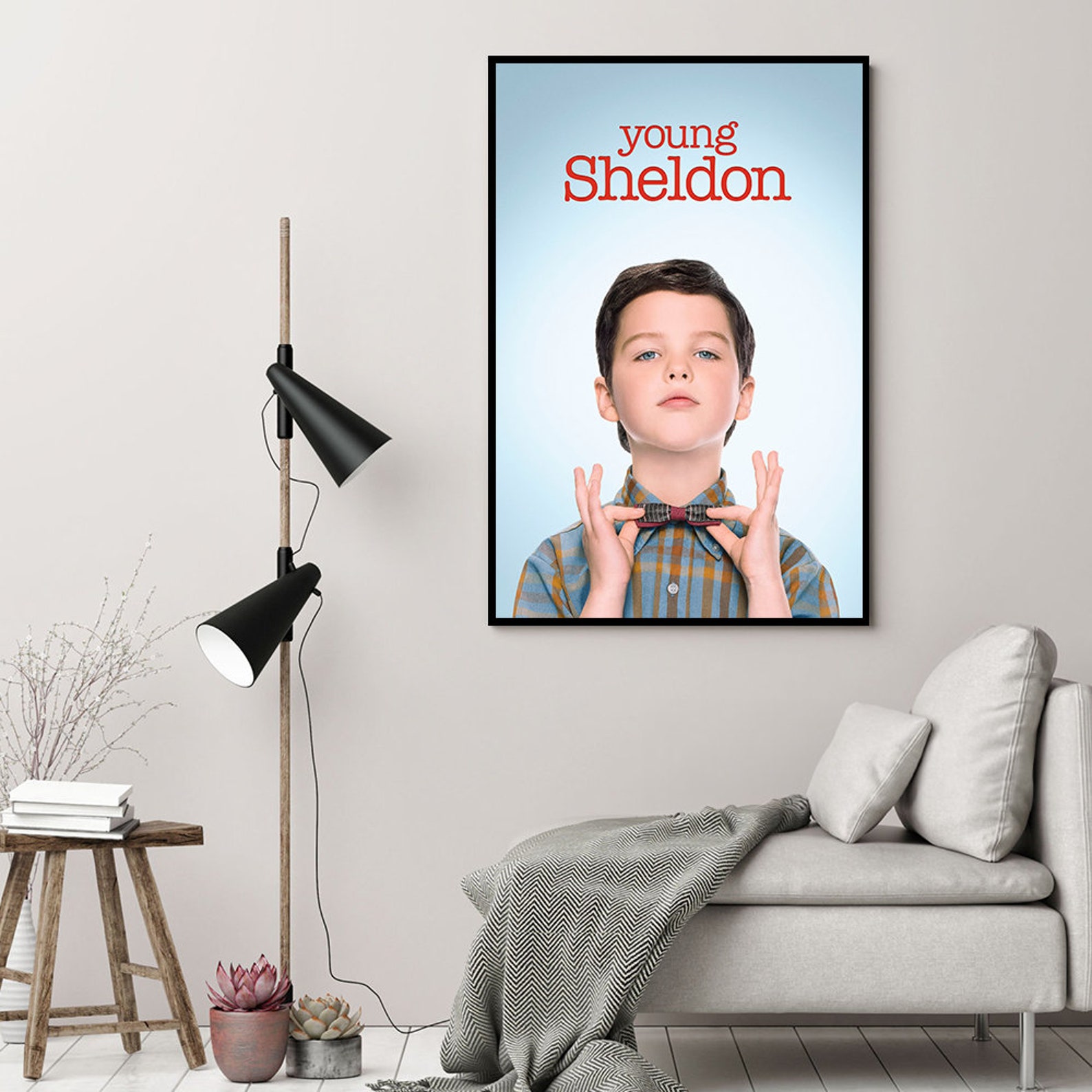 Young Sheldon Movie Poster, Art Poster, Canvas Material Poster, High ...