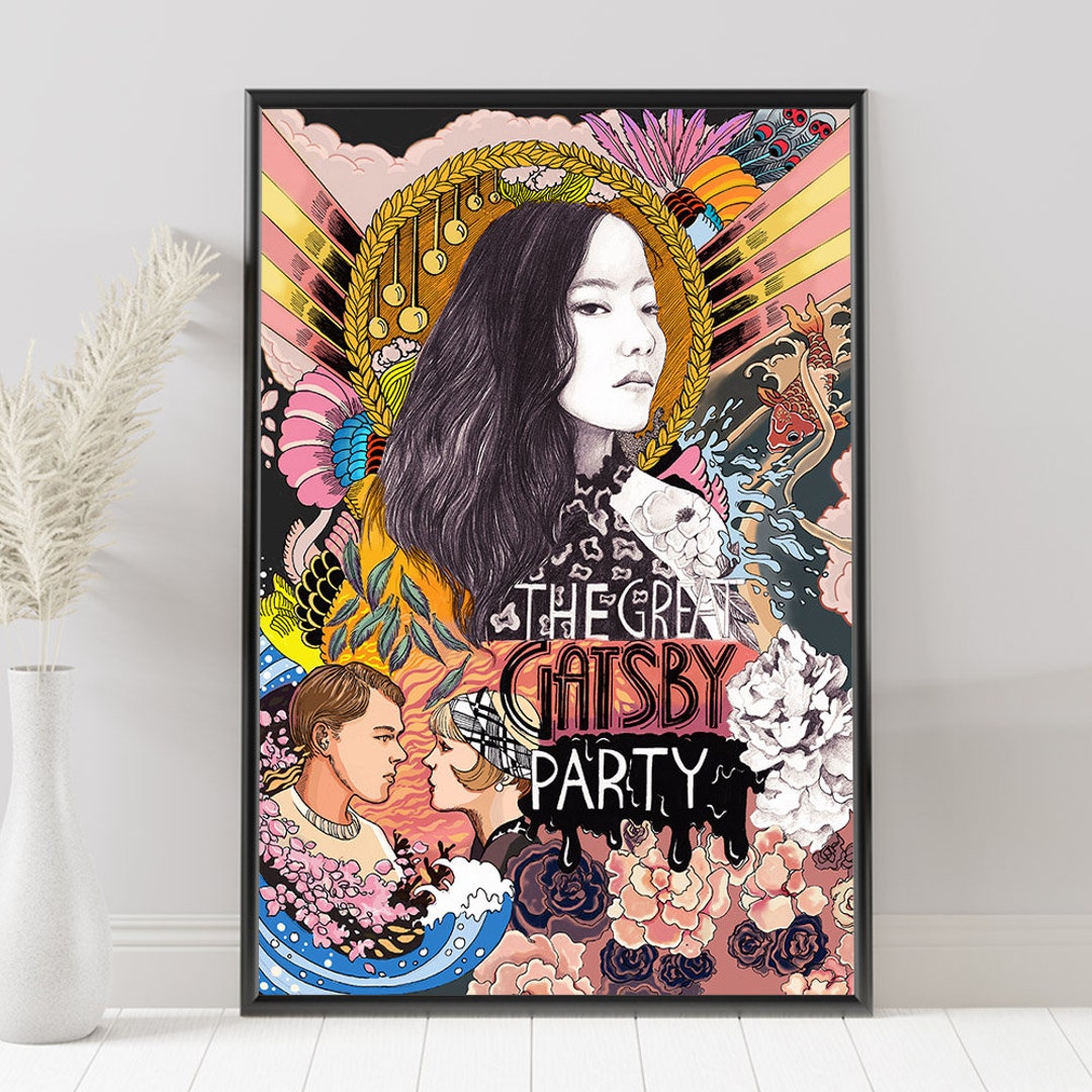 The Great Gatsby Movie Poster, Canvas Material Poster, High Quality ...