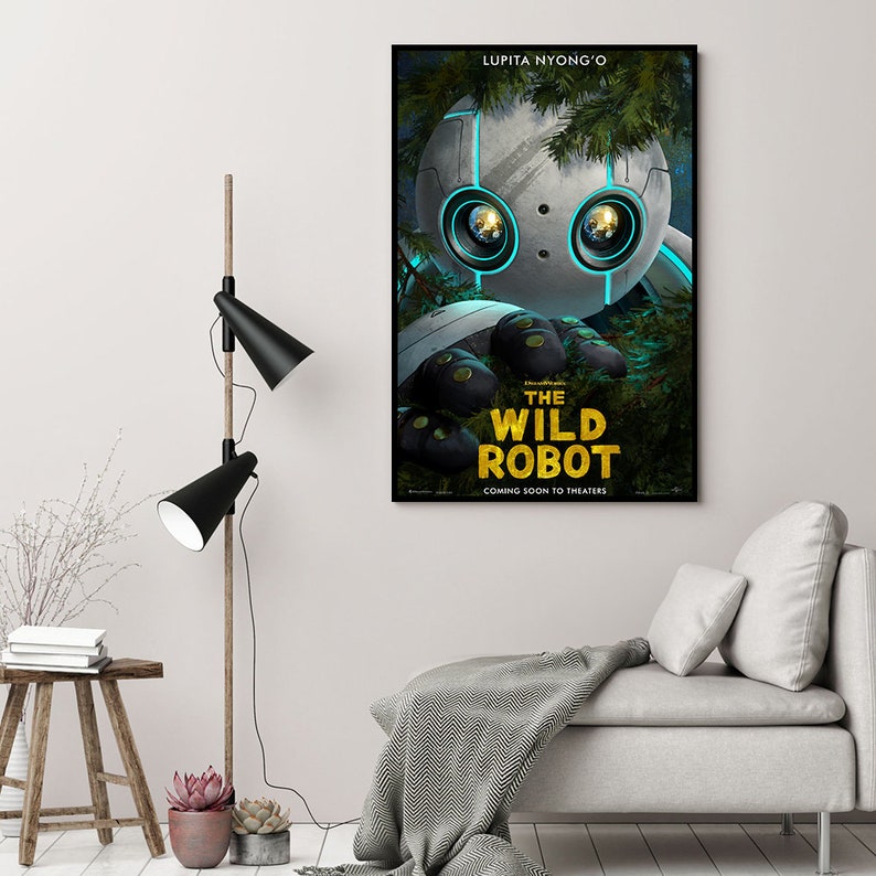 The Wild Robot Movie Poster, Canvas Material Poster, High Quality Print ...