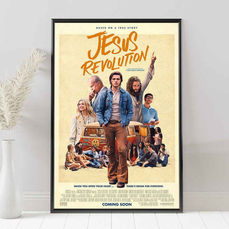 Jesus Revolution Movie Poster, Canvas Material Poster, High Quality ...