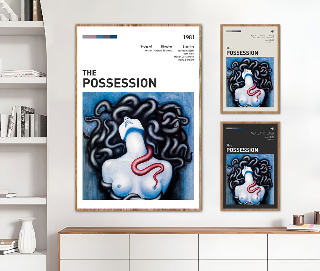 Possession Movie Poster Minimalist Midcentury Poster Wall Art Print Retro Movie Poster - Etsy