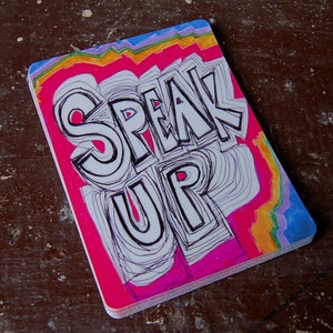 Speak up Sticker - Etsy