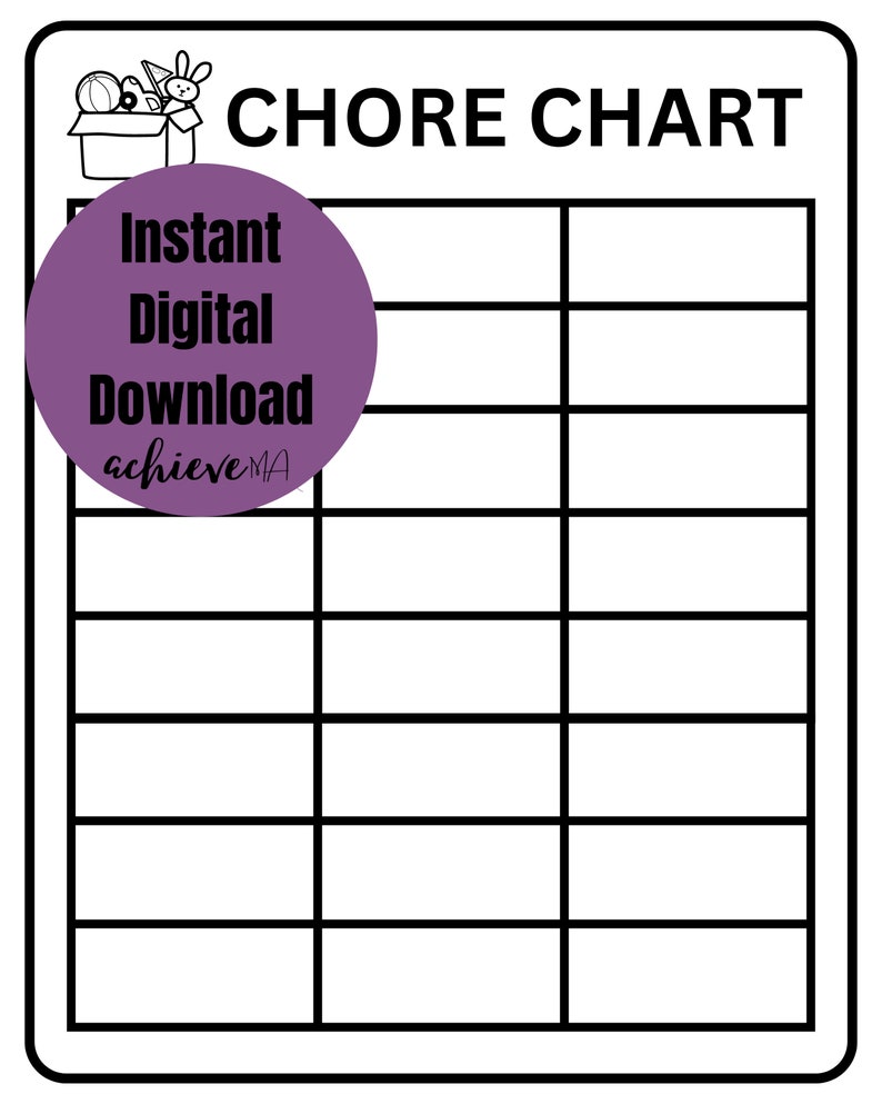 Interactive Chore Chart for Kids Customizable & Fun - Etsy