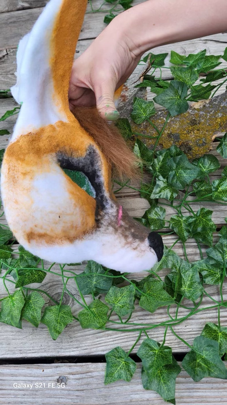 Maned Wolf Therian Mask - Etsy