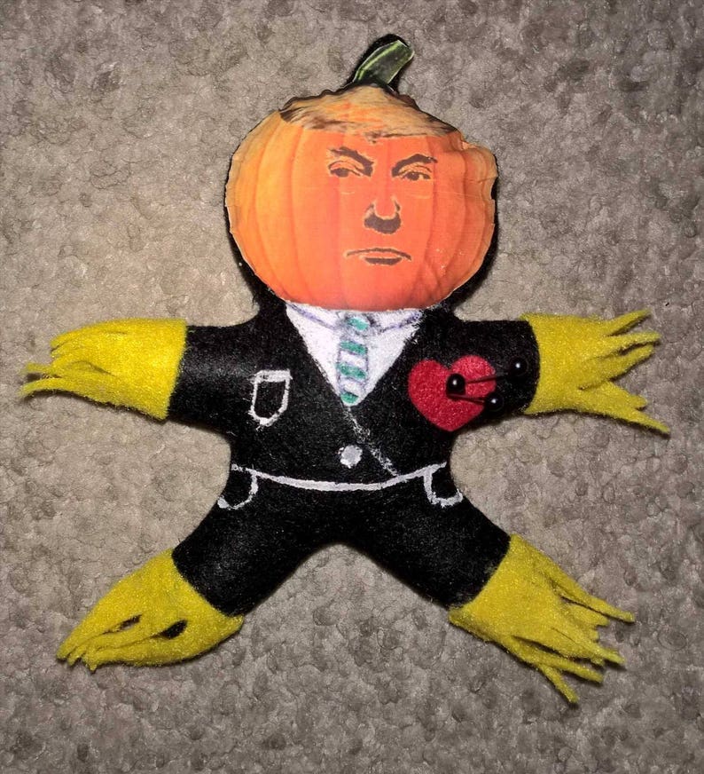 The Trumpkin Head Voodoo Doll Shame on You - Etsy