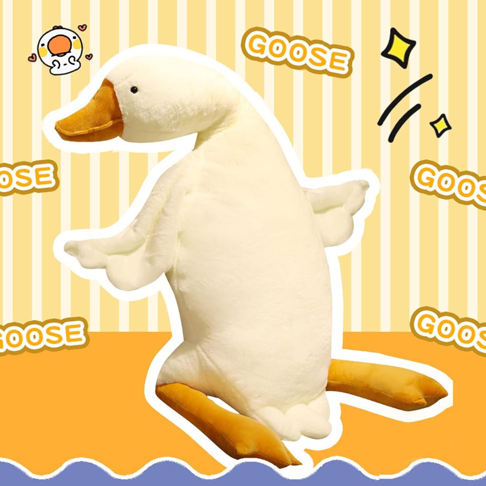 Handmade Plush My Sleeping Friend Goose 75 Cm Flying Goose Morton ...