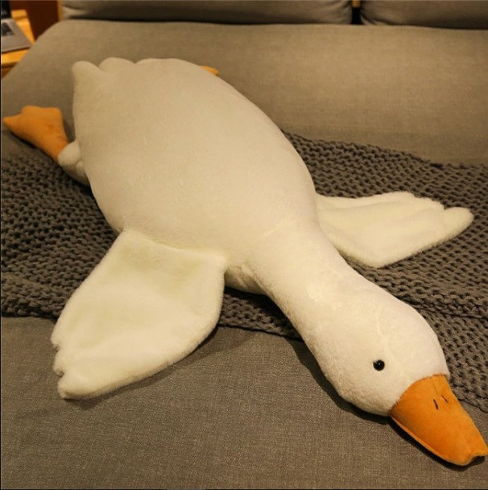 Handmade Plush My Sleeping Friend Goose 75 Cm Flying Goose Morton ...