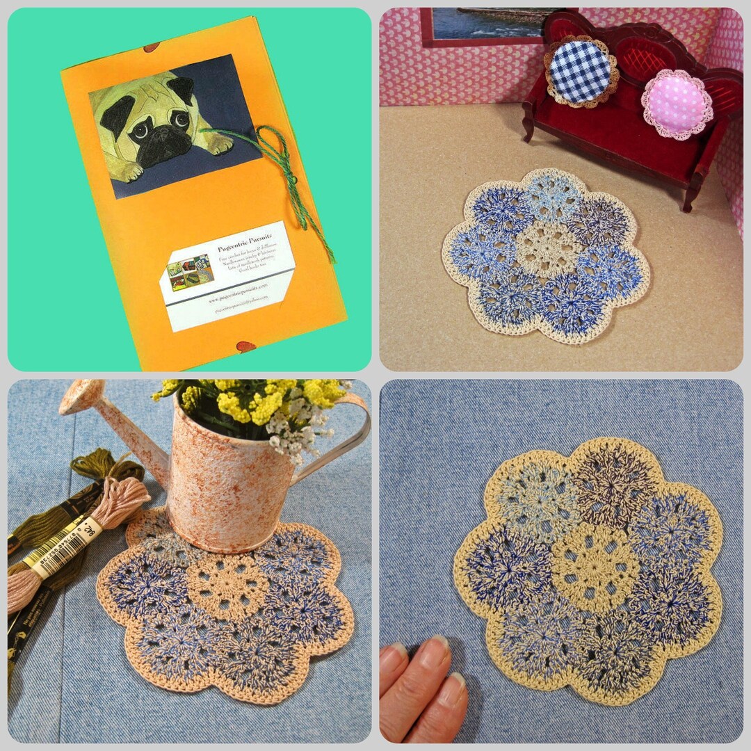Patchwork Crochet Display as Doily in Your Home or Rug in - Etsy