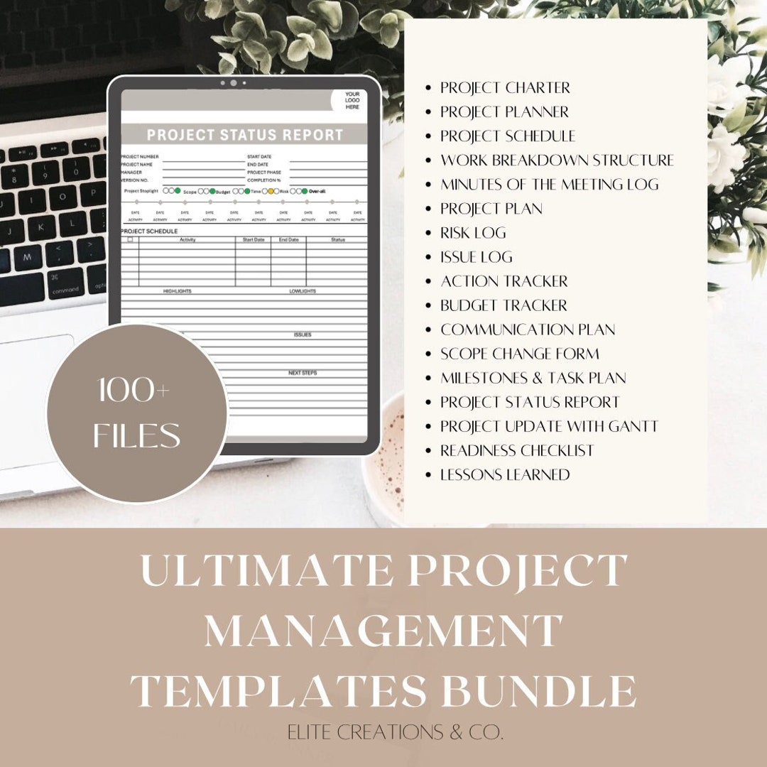 100 Project Management Templates and 70 Pages PM E-book Project ...