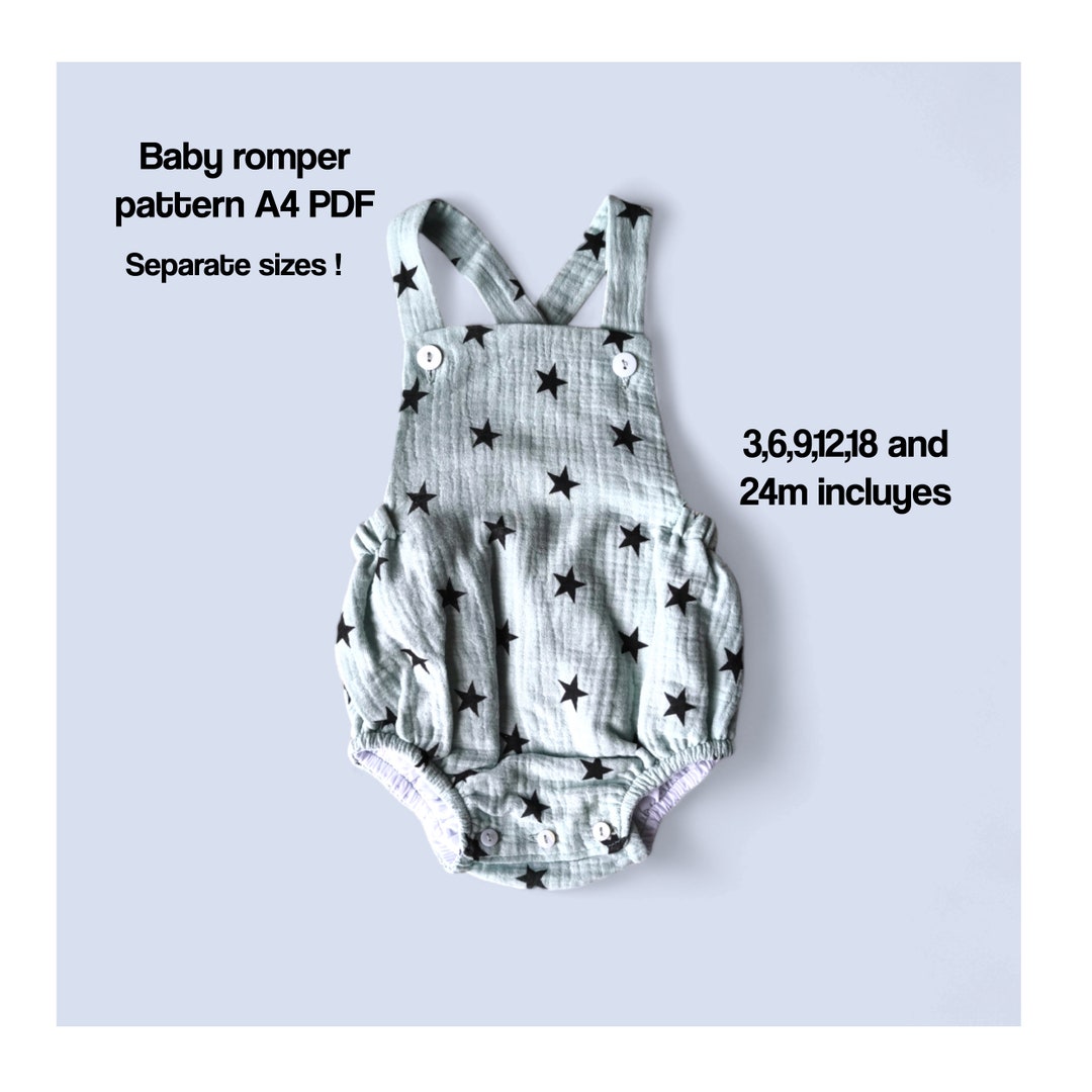 Formal Baby Frog Pattern, Baby Romper Pattern, Easy Children's Pdf ...