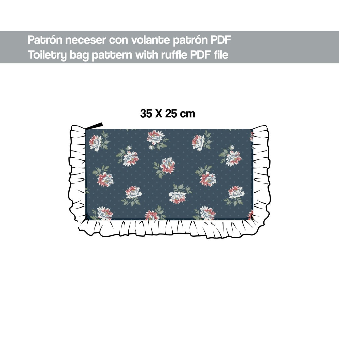 Easy Toiletry Bag Pattern PDF, Handbag Pattern PDF, Women's Accessory ...