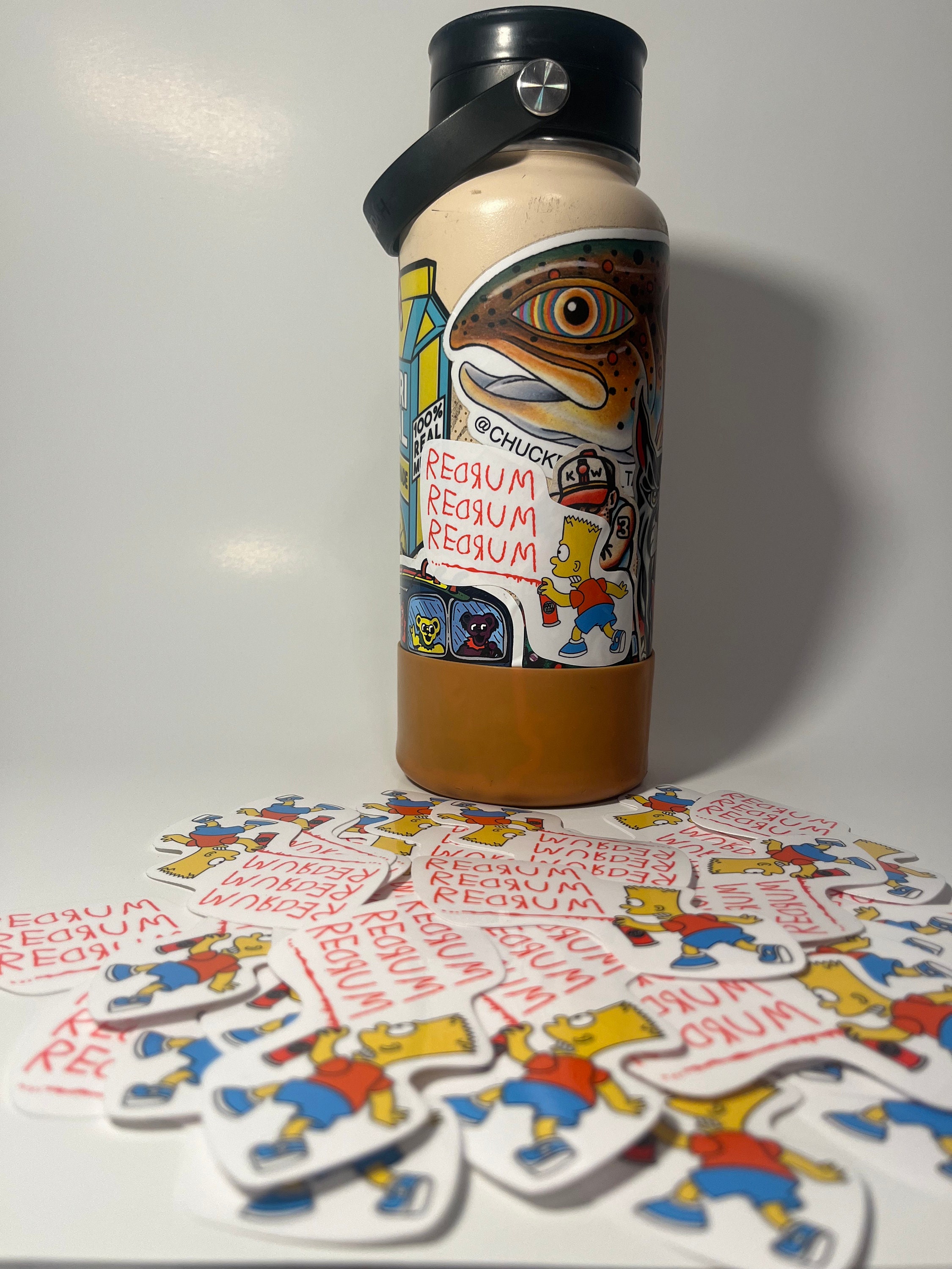 Bart Simpson El Barto X the Shining Sticker - Funny Pop Culture Mashup ...