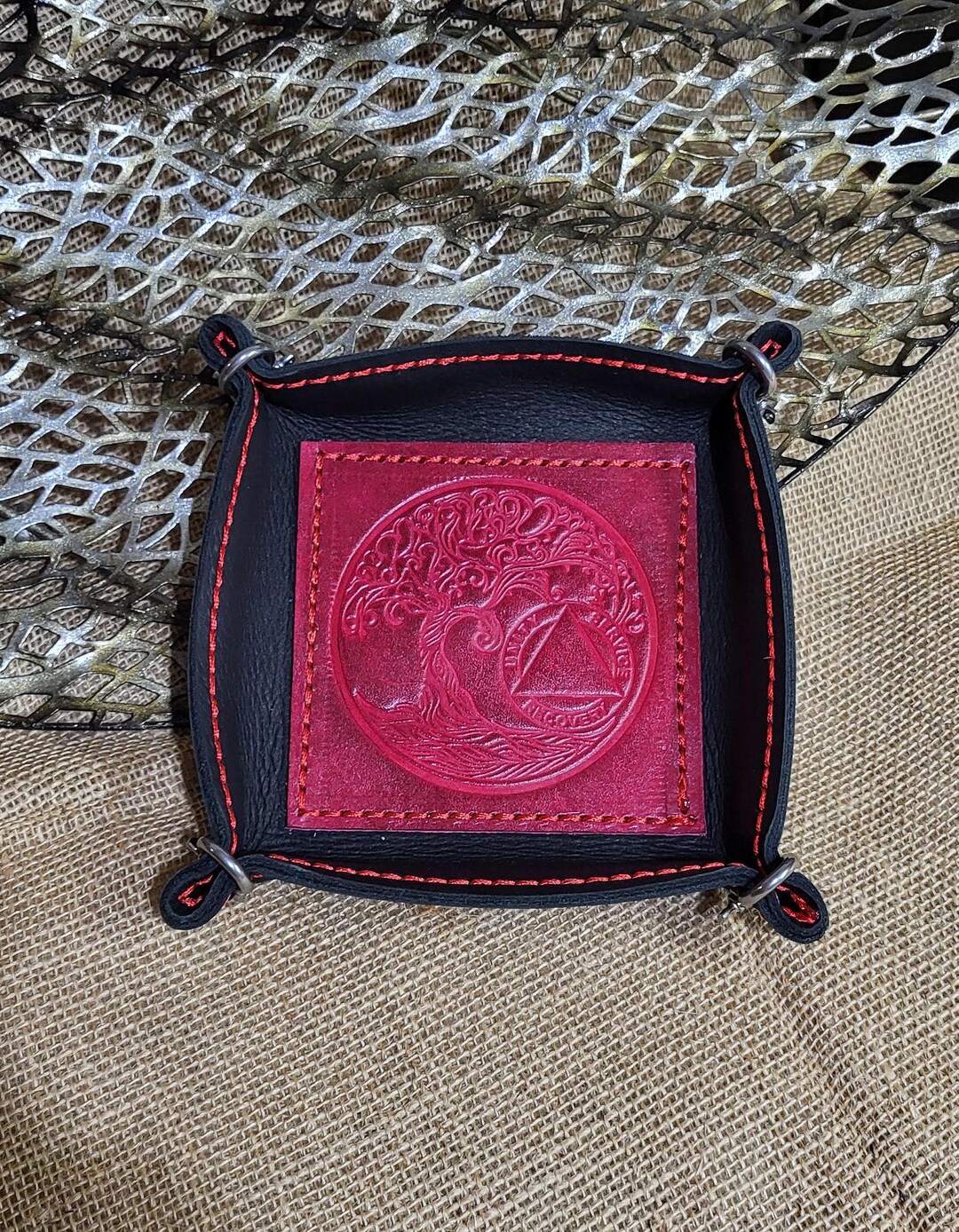 Handcrafted Genuine Leather Valet Tray/aa/recovery - Etsy