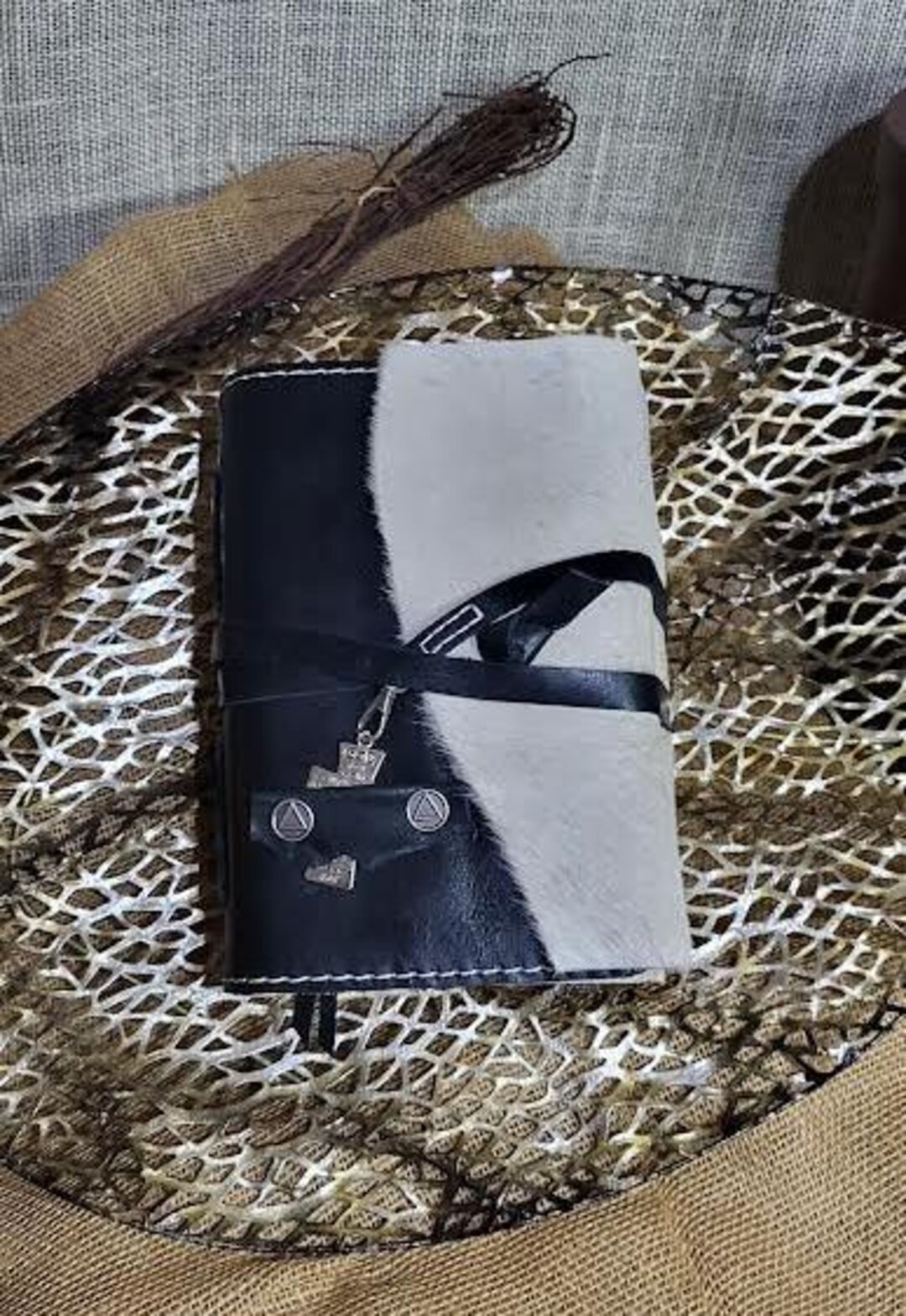 Custom, Handcrafted, Leather AA Double Big Book 12&12 Book Cover ...