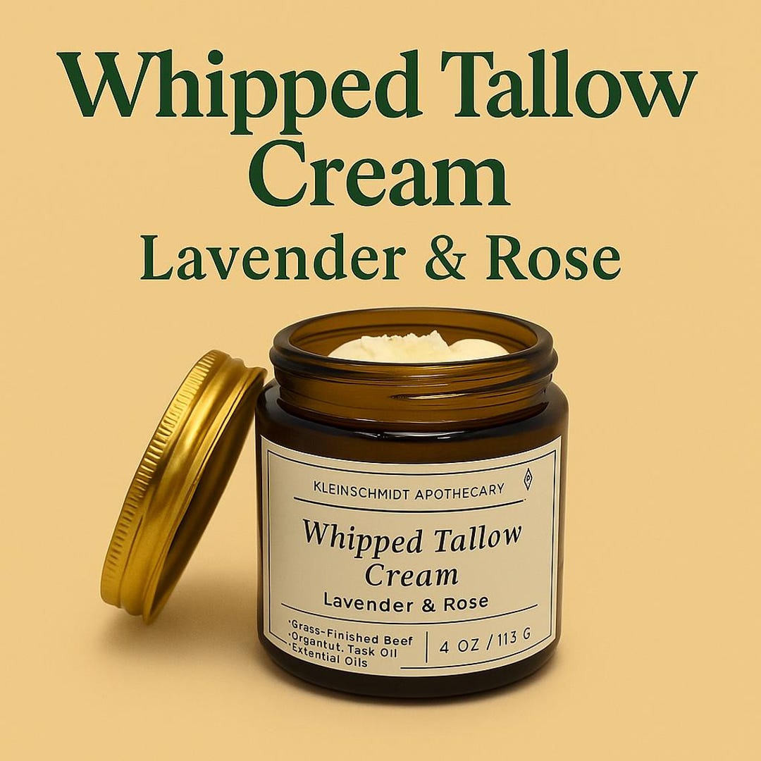 Whipped Beef Tallow Cream | Grass Fed Natural Moisturizer | Dry ...