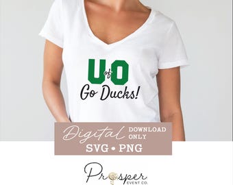 U of O Mom SVG/PNG Digital File for DIY & Cricut Shirts, Crafts, Car ...