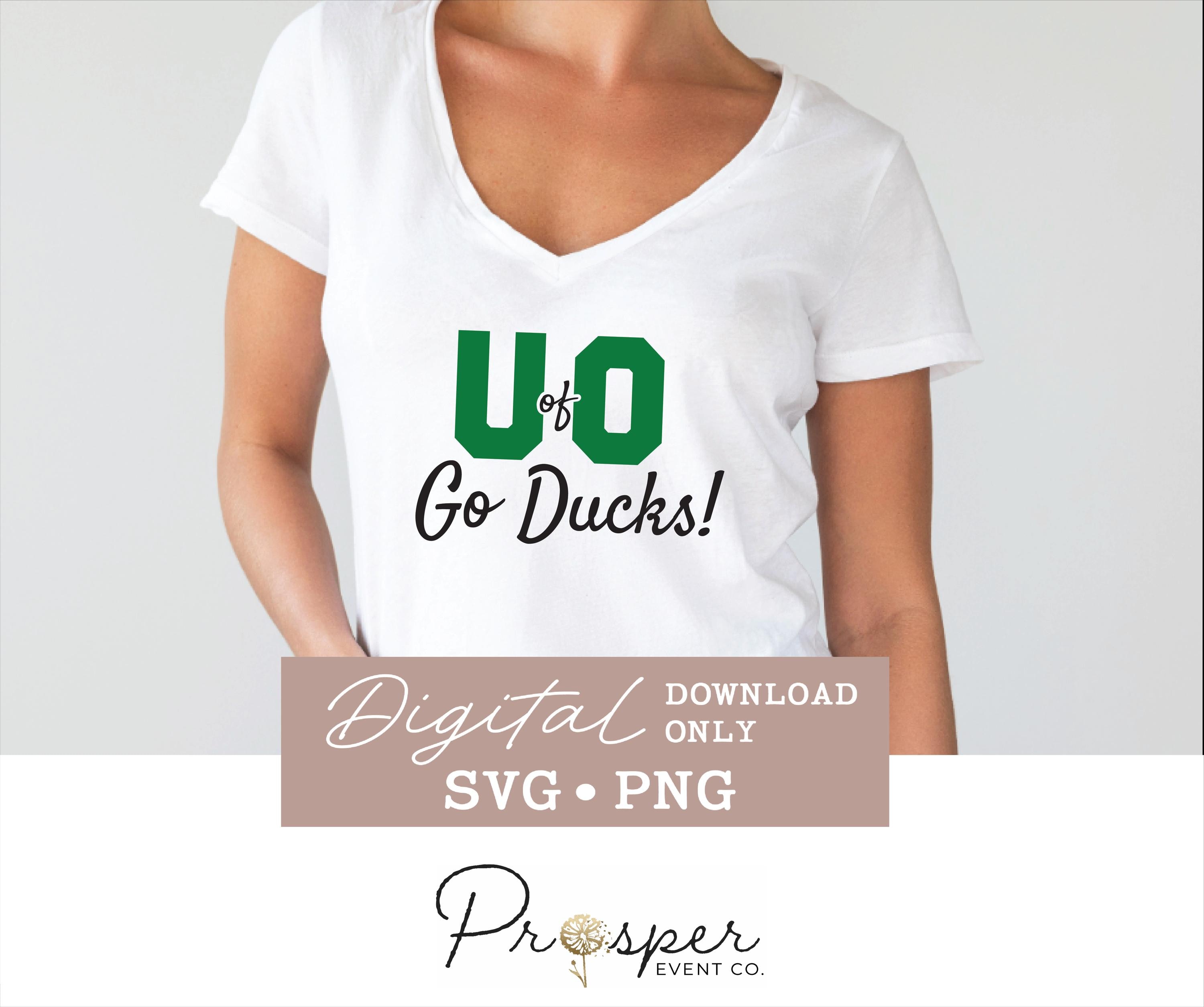 U of O Go Ducks SVG/PNG Digital File for Cricut DIY Shirts, Crafts, Car ...