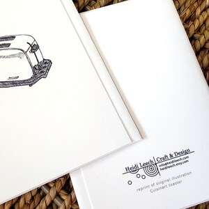 Toaster Illustration Note Card - Etsy