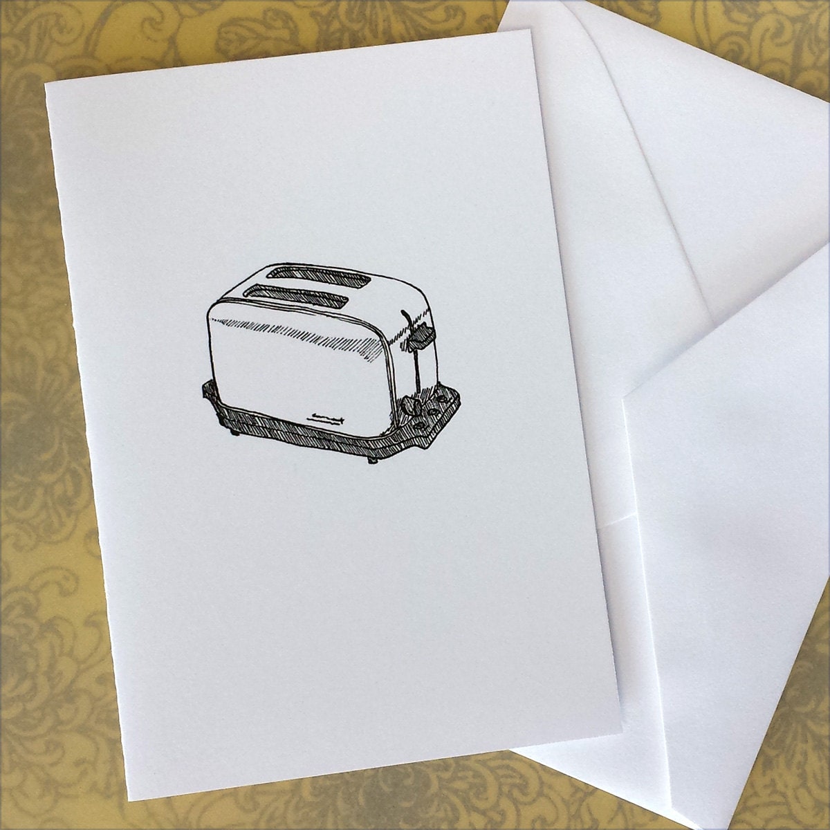Toaster Illustration Note Card - Etsy