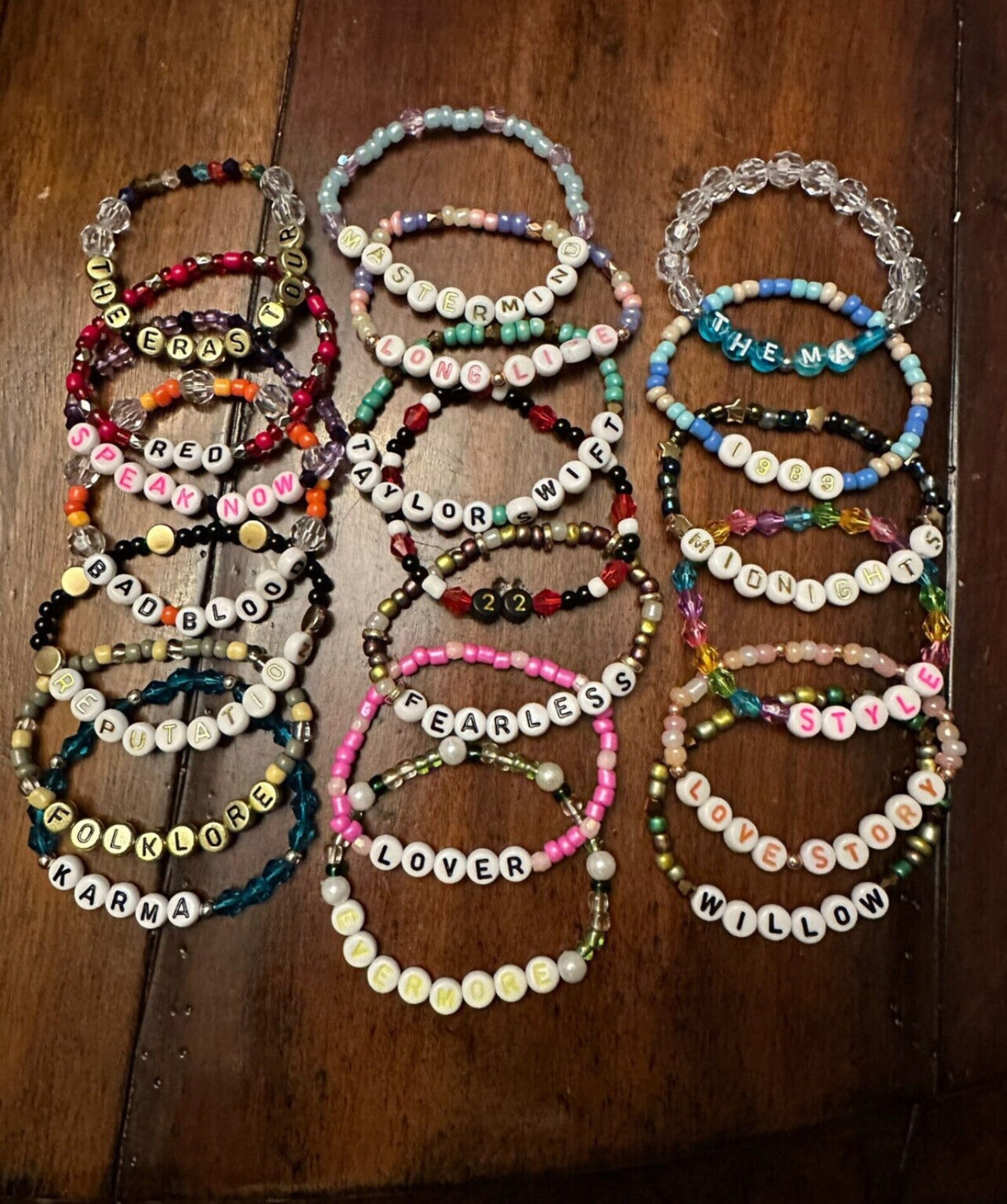 Custom Eras Tour Bracelets 2024 Etsy