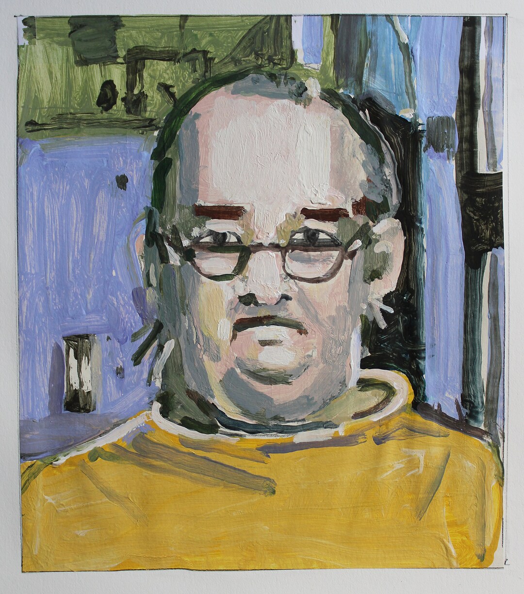 Night People Richard Mock Original Portrait Painting on - Etsy