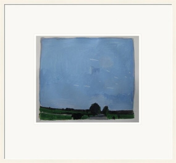 Acrylic Painting Chasing Original Canadian Landscape Collage Painting ...