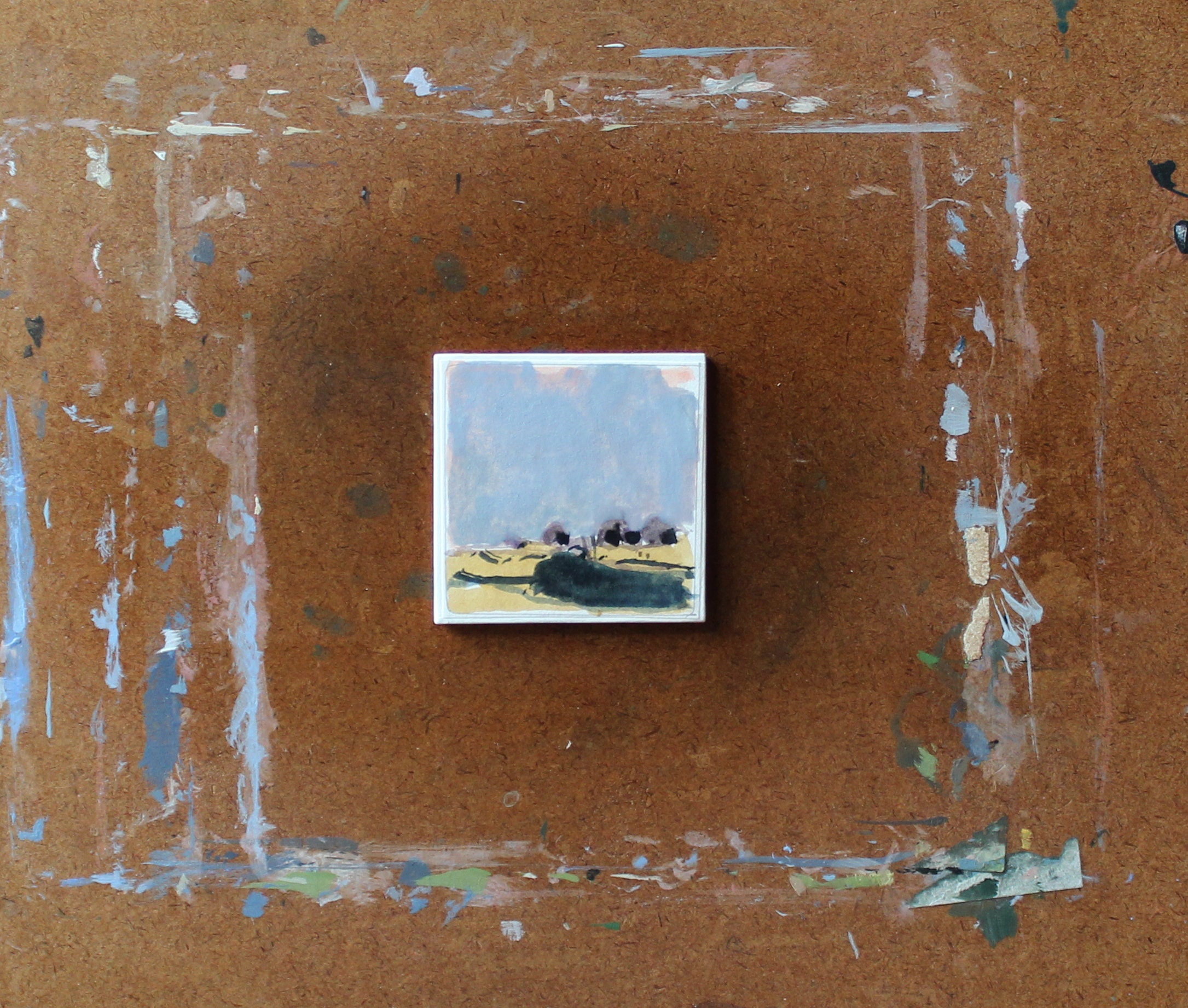 Little Ravine Original Small Landscape Painting on Panel - Etsy