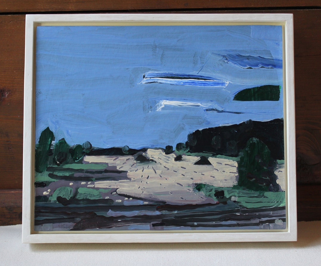 The Unsaved Acres, Original Canadian Landscape Painting on Panel ...