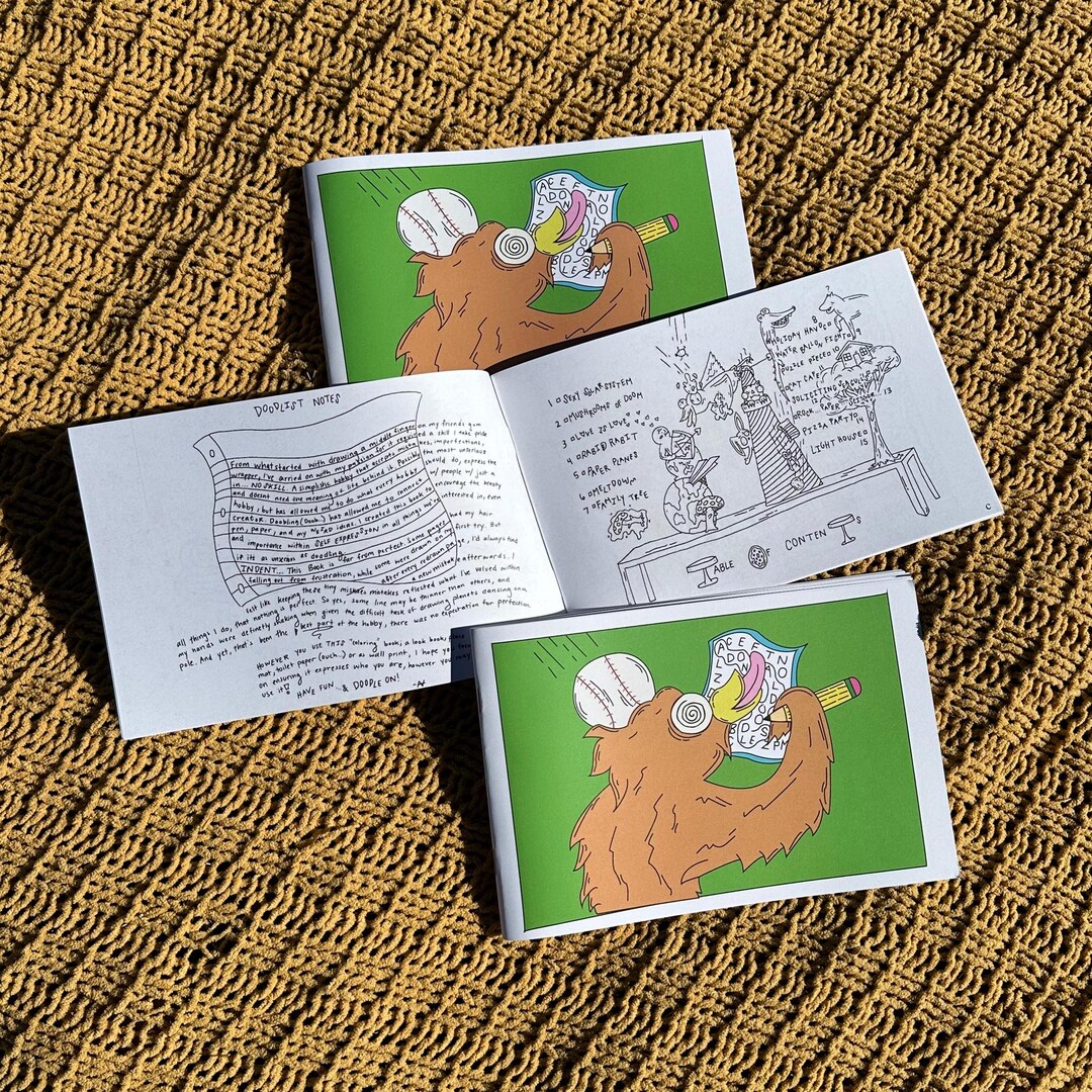 BONKERS Coloring Book - Etsy