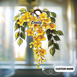 Wild Bloom Stained Glass - Etsy UK