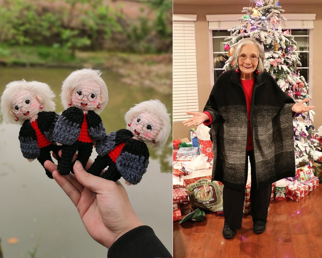 Custom Crochet Doll, Custom Family Portrait, Loss of Mom, Sympathy ...