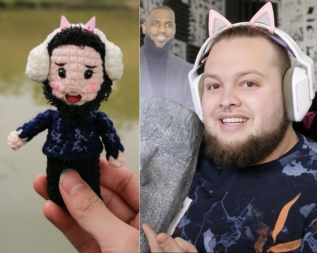 Custom Crochet Doll, Custom Portrait Doll, Mini Me Doll, Look Alike ...