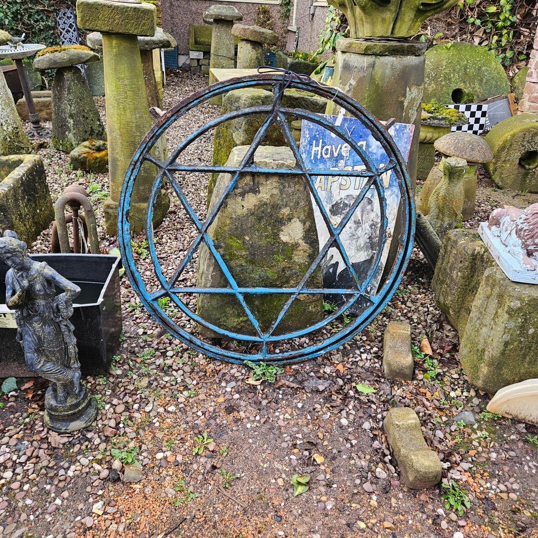 Synagogue Cast Iron Window Star of David - Etsy