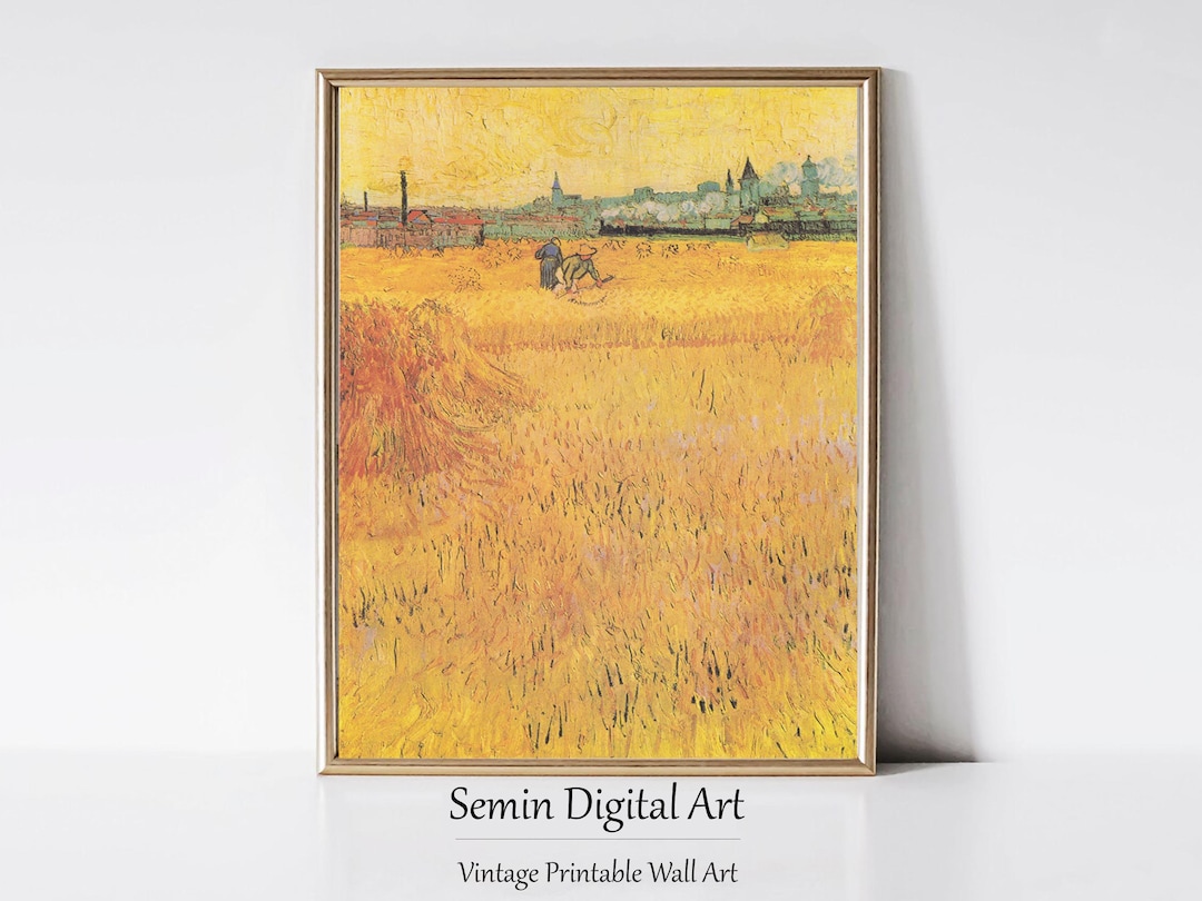 Van Gogh Arles Wheat Fields Digital Download, Printable Wall Art ...