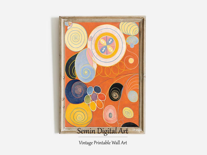 Hilma Af Klint, the Ten Largest No. 3 - Youth, Printable Wall Art ...