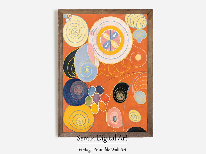 Hilma Af Klint, the Ten Largest No. 3 - Youth, Printable Wall Art ...