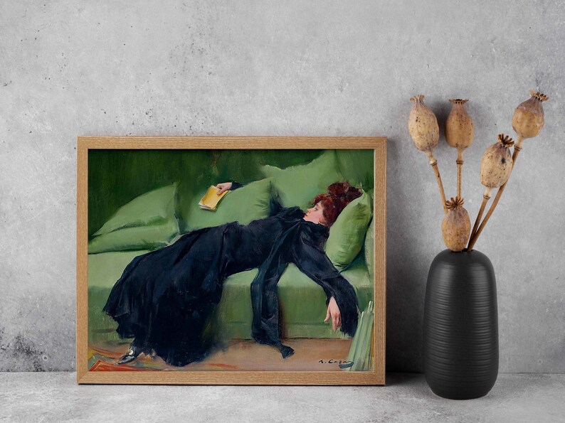 Decadent Young Woman after the Dance Victorian Woman Portrait Painting ...