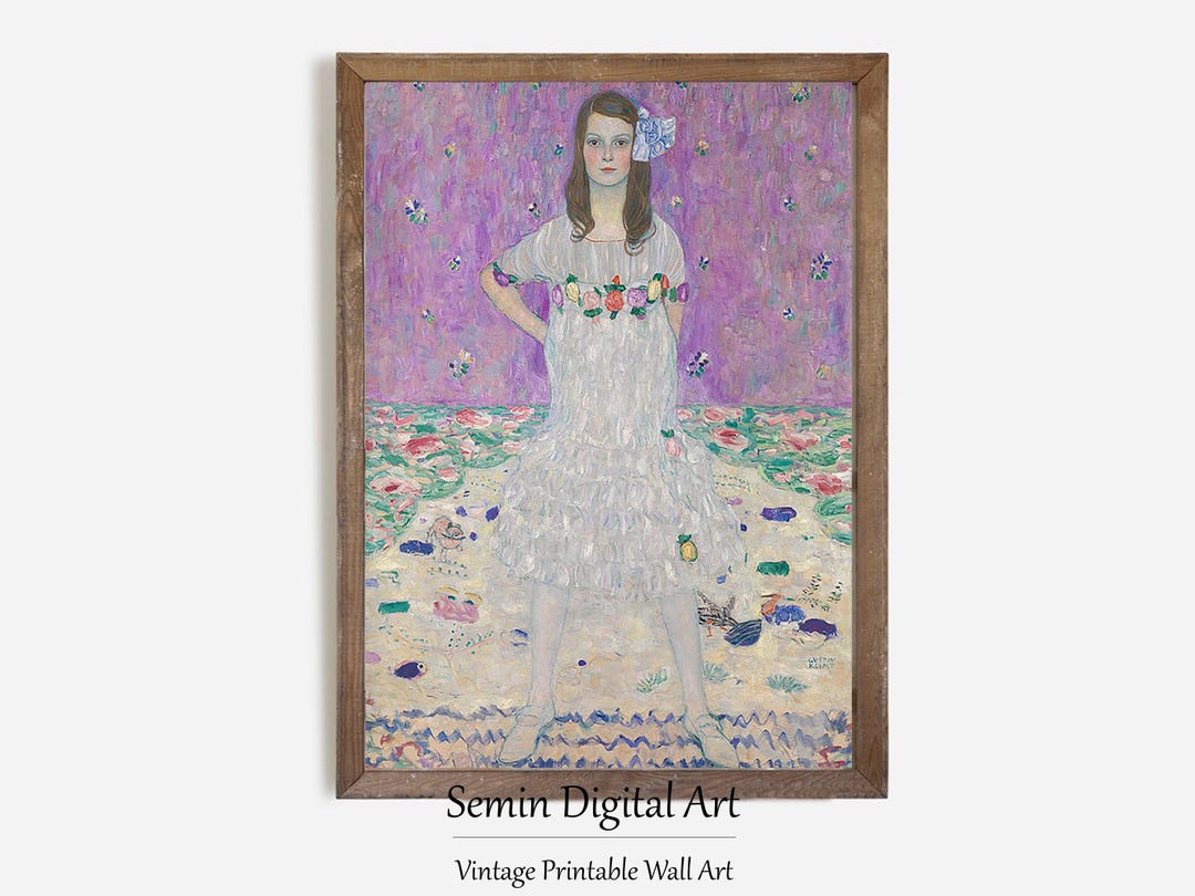 Gustav Klimt Print: Mada Primavesi Portrait, Fine Art Poster (digital ...
