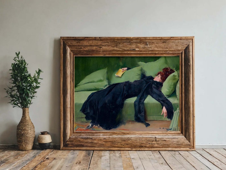 Decadent Young Woman (after the Dance) | Victorian Woman Portrait ...